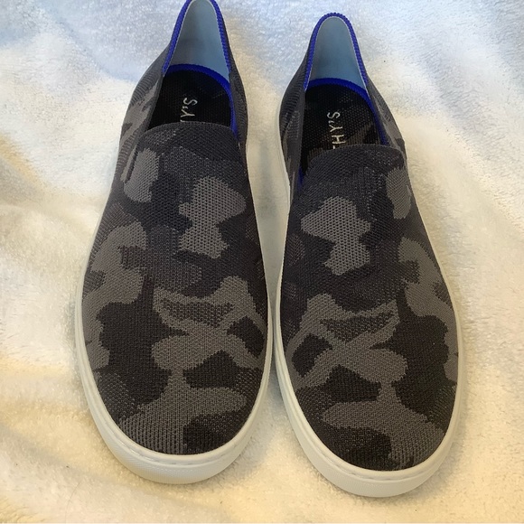 Rothy's | Shoes | Rothys The Original Slip On Sneaker Grey Camo Textile ...